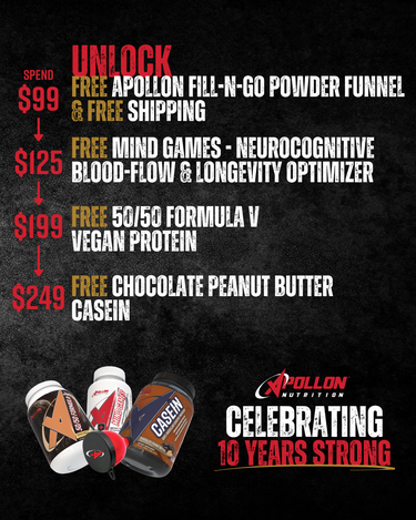 Apollon Nutrition - Hard Hitting Transparent Formulas