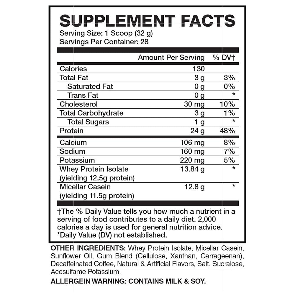 50/50 Formula X Whey Casein Protein Sample