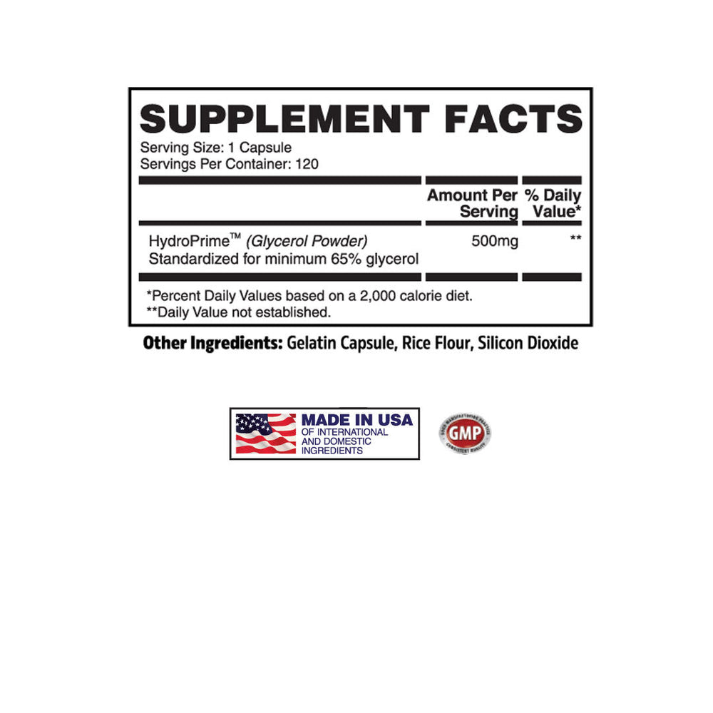 Hydroprime Glycerol Capsules